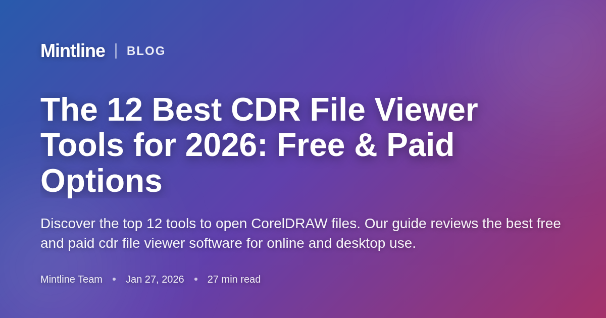 The 12 Best CDR File Viewer Tools for 2026: Free & Paid Options ...